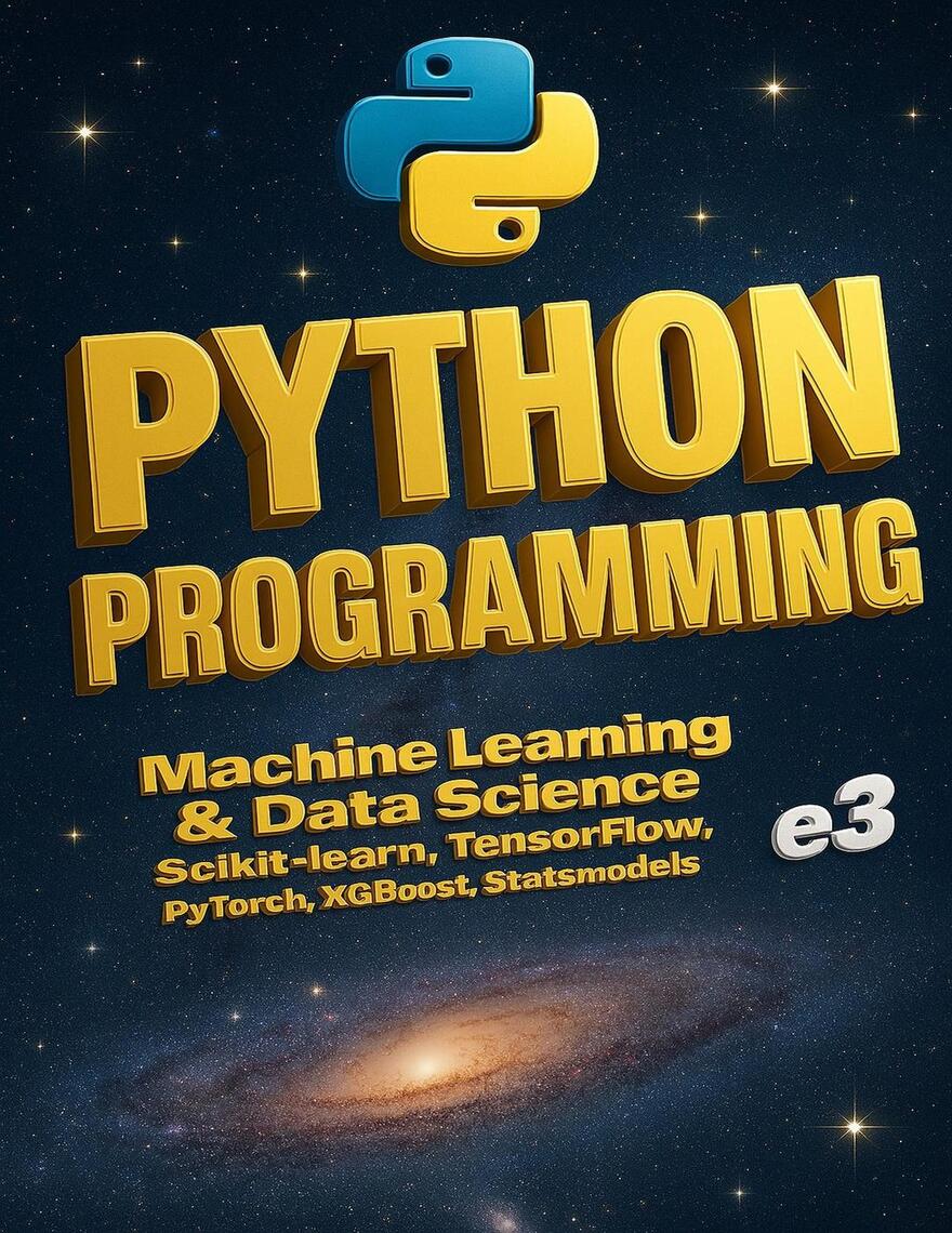 Python Programming : Machine Learning & Data Science, Scikit-learn ...