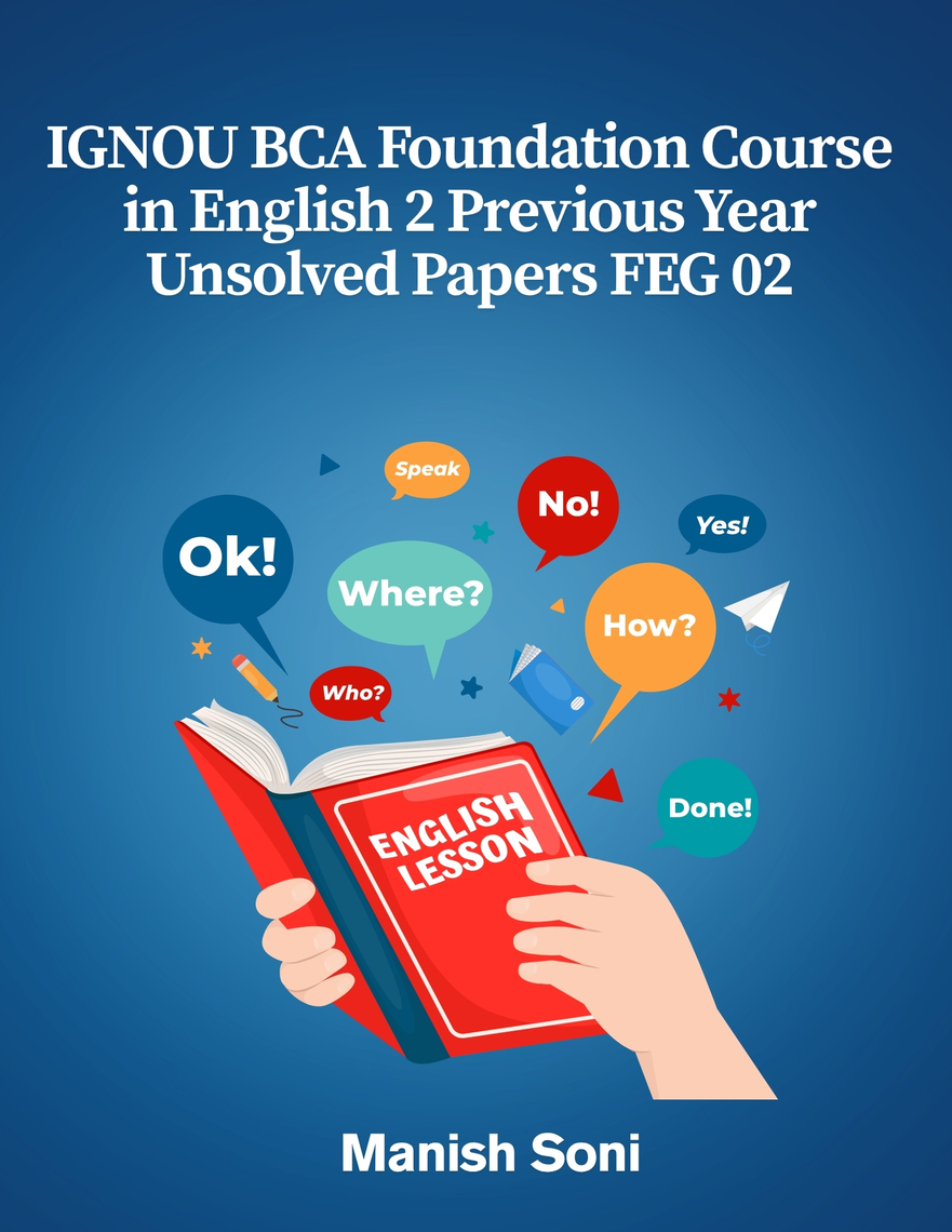IGNOU BCA Foundation Course in English 2 Previous Year Unsolved Papers ...