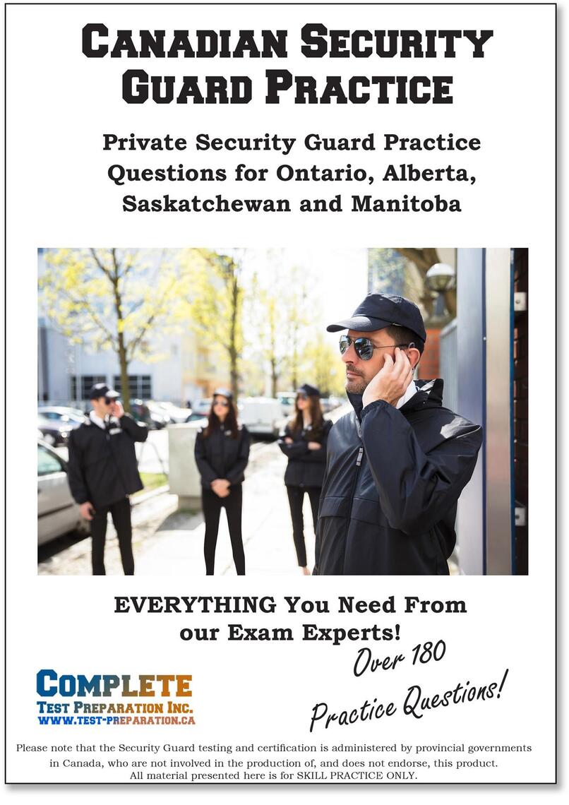 Canada Security Guard Practice by Complete Test Preparation Inc. (Ebook ...