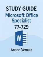 MS Word Advanced Practice Sheet | PDF