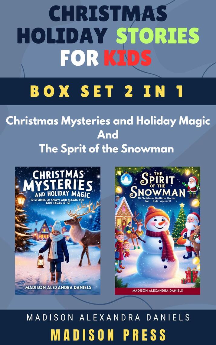 Christmas Holiday Stories for Kids Box Set 2 in 1 Christmas Mysteries ...