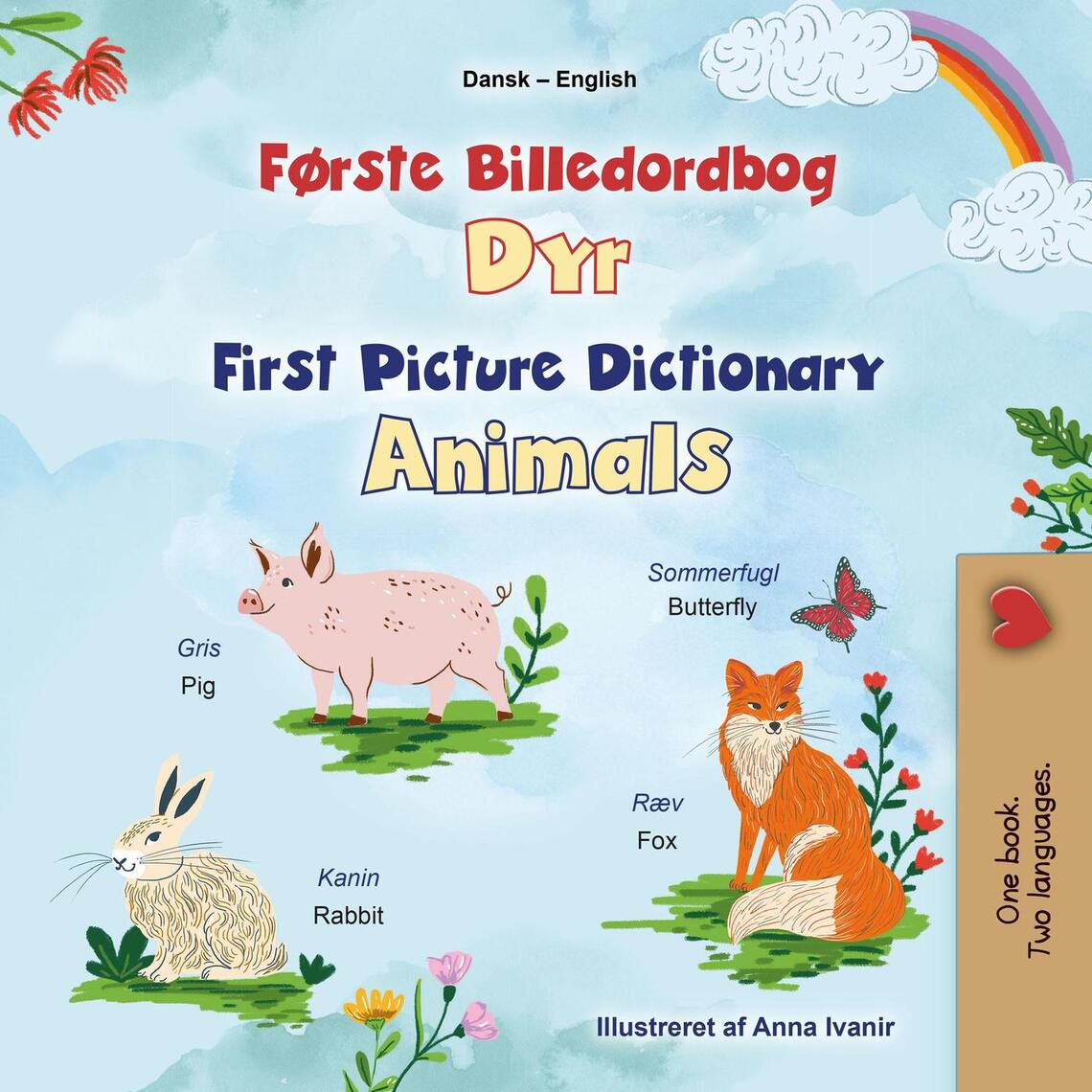 Første Billedordbog Dyr First Picture Dictionary Animals by KidKiddos ...