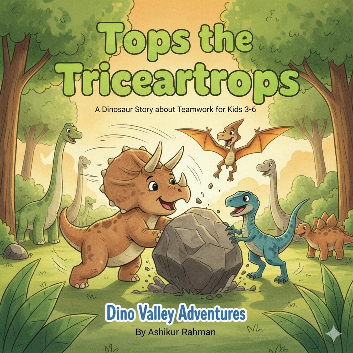 Tops the Triceratops: A Dinosaur Story about Teamwork for Kids 3-6 by ...